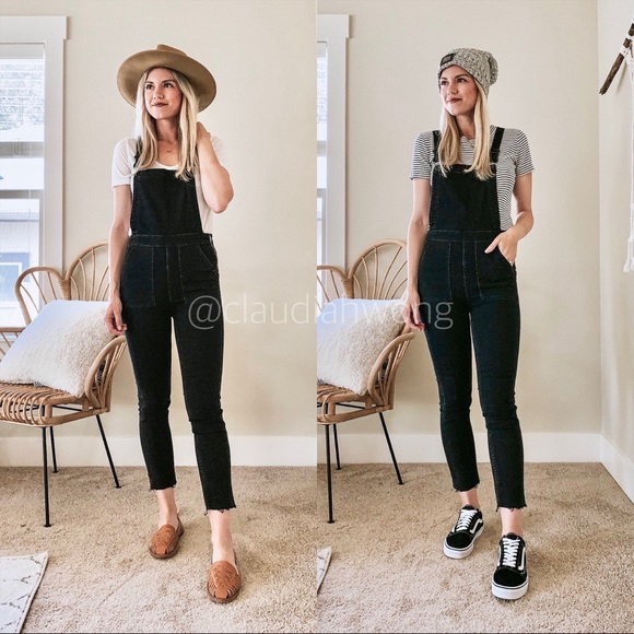 Madewell | Pants & Jumpsuits | Madewell Skinny Denim Overalls Jumpsuit ...